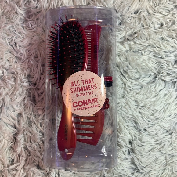 Conair | Accessories | Conair 8 Piece Brush Set Shimmerred | Poshmark